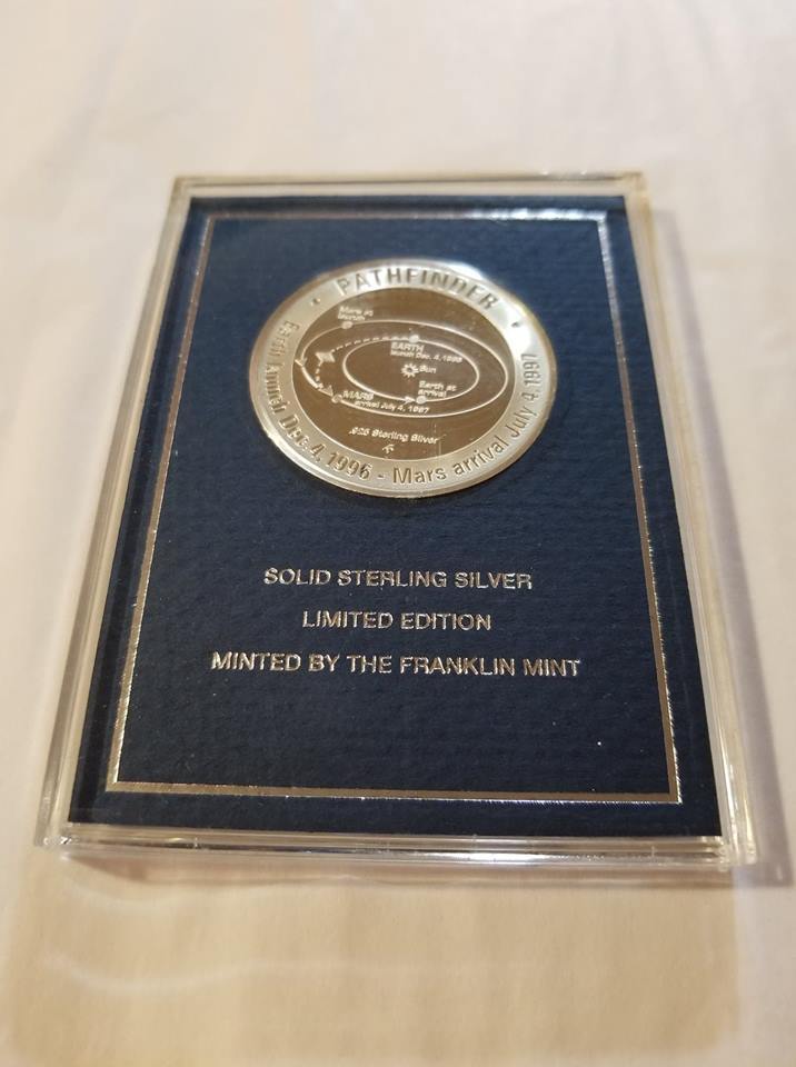 1996-1997 Mars Pathfinder Mission Eyewitness Commemorative Medal | eBay