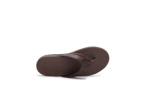 FOOT BIO-TEC Men Orthotic Footwear ——Sense Brown— Strong Arch Support ...