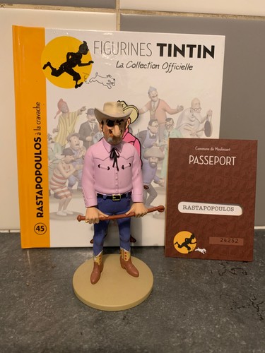 FIGURINE TINTIN Rastapopoulos La collection Officielle 2013 Moulinsart ...