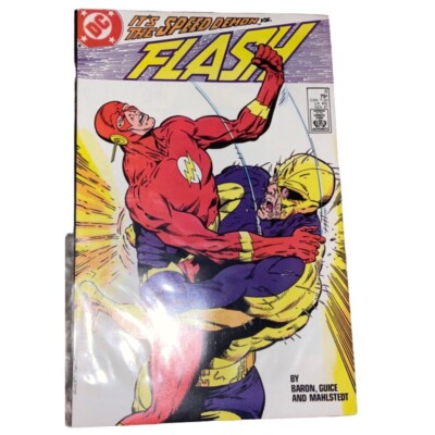 The Flash #5 DC Comic Book 1987 It's The Speed Demon! Barry Allen vs ...
