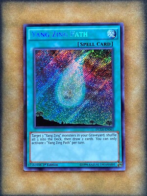 Yugioh Yang Zing Path DUEA-EN061 Secret Rare 1st Ed NM | eBay