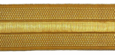 GOLD METAL GLIT BRAID LACE FOR ARMY, MILITARY, UNIFORM, COSTUME, FANCY ...