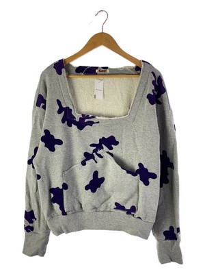 ya13 JPN M size Randy Karl/Flocky Print/Sweat/2/Cotton/Gray/Aw22-Rcs01 ...