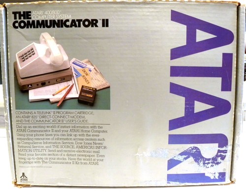 ATARI THE COMMUNICATOR II BOX 400/800/1200XL/XF551/822/130XE/830/835 ...