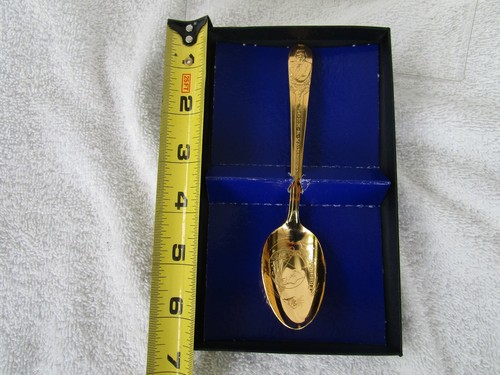 John F. Kennedy Space Capsule FRIENDSHIP USA Souvenir Spoon WM Rogers ...