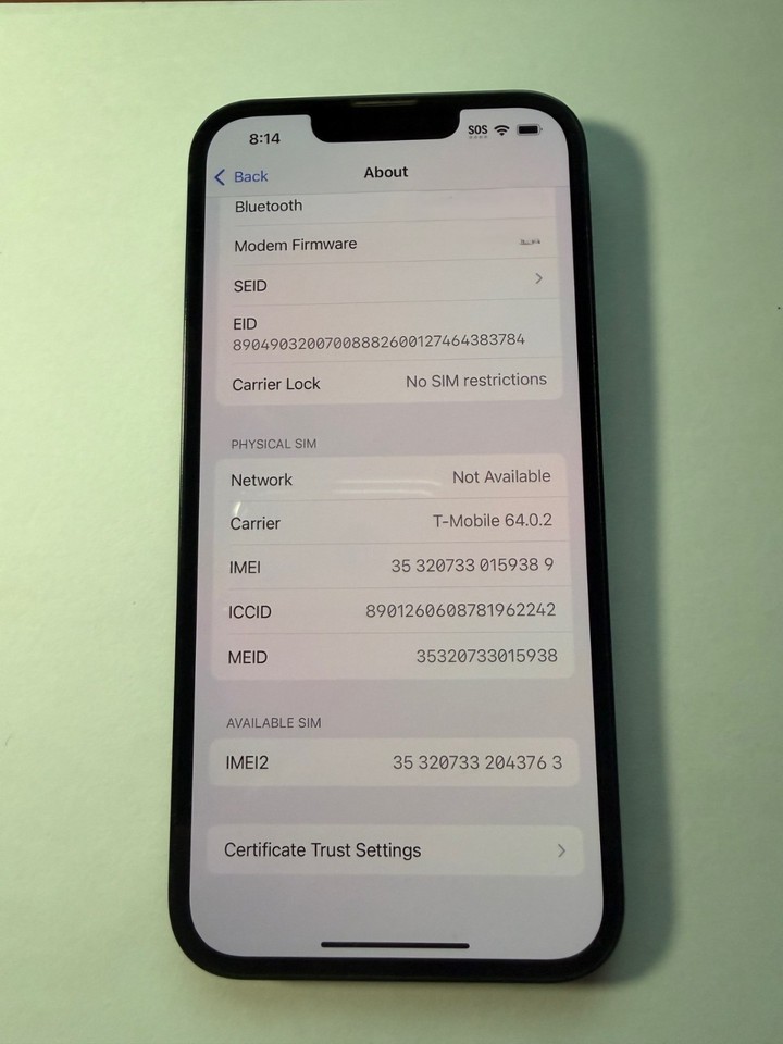 Apple iPhone 13 128GB Unlocked Excellent Shape/86% Battery T-Mobile w ...