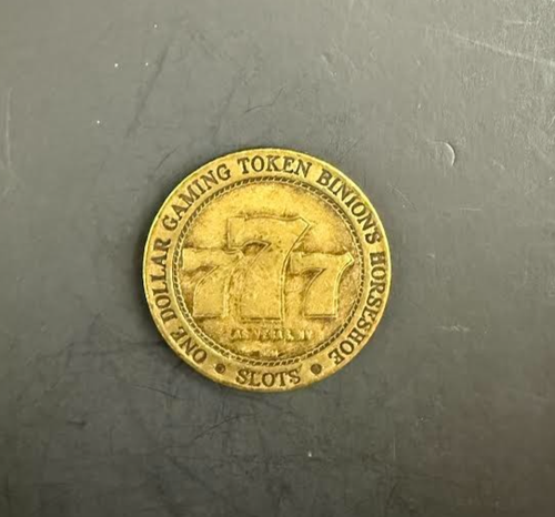 One Dollar Gaming Token Binions's Horseshoe Slot coin Las Vegas Benny ...