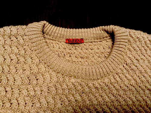 Tan Barena Made In Italy Men’s Wool Cable Knit Sweater, XL, NWOT, RRP ...
