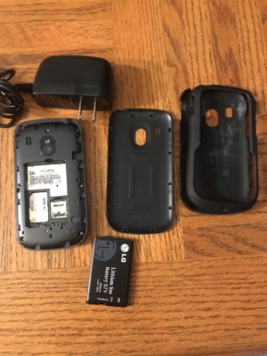 LG 500G - Black (TracFone) Cellular Phone-Very Rare-SHIPS N 24 HOURS ...