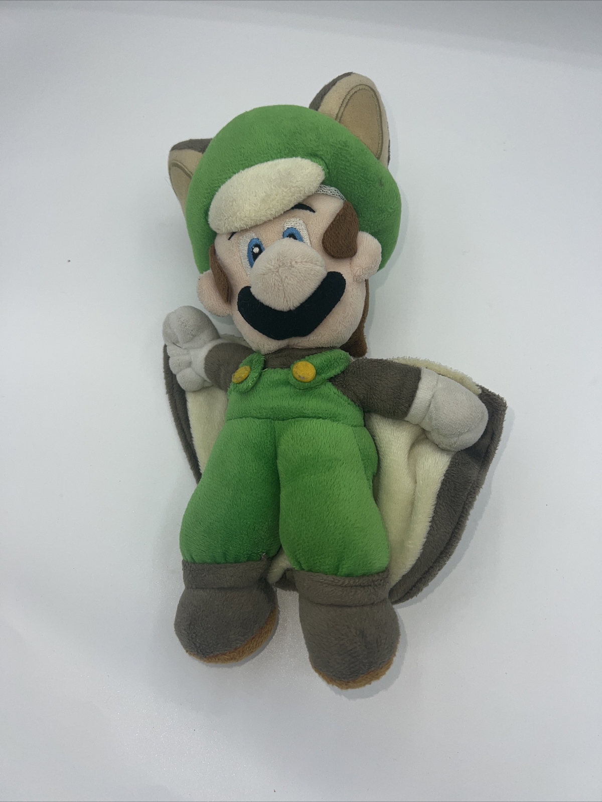 Super Mario Bros Luigi Flying Squirrel 8" Plush Toy Doll 2012 | eBay