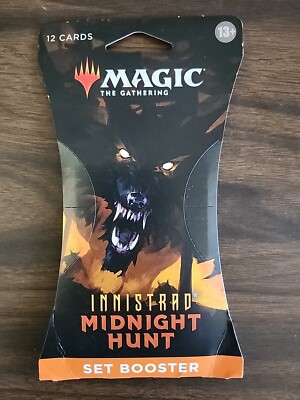 MTG Innistrad Midnight Hunt Set Booster - New English Sealed Magic The ...