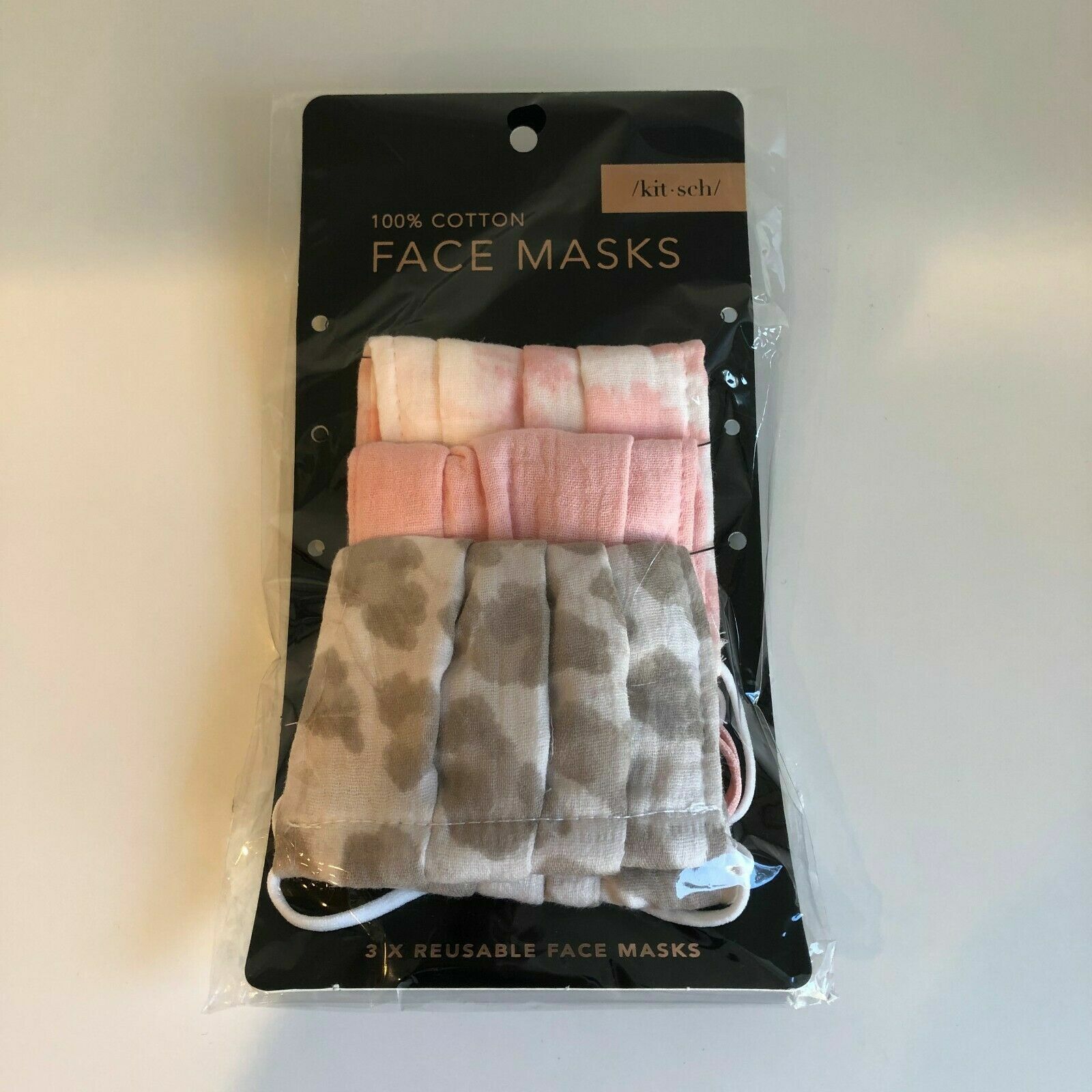 Kitsch Cotton Face Mask Set of 3 nib you choose | eBay