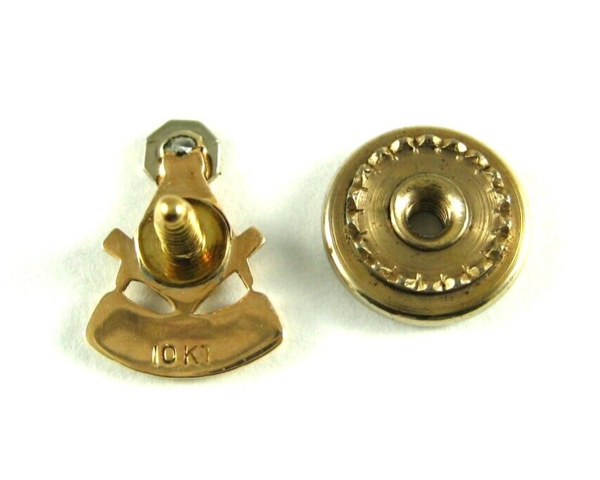 Antique 10 Karat Gold and Diamond Enameled 50 Year Masonic Lapel Pin | eBay