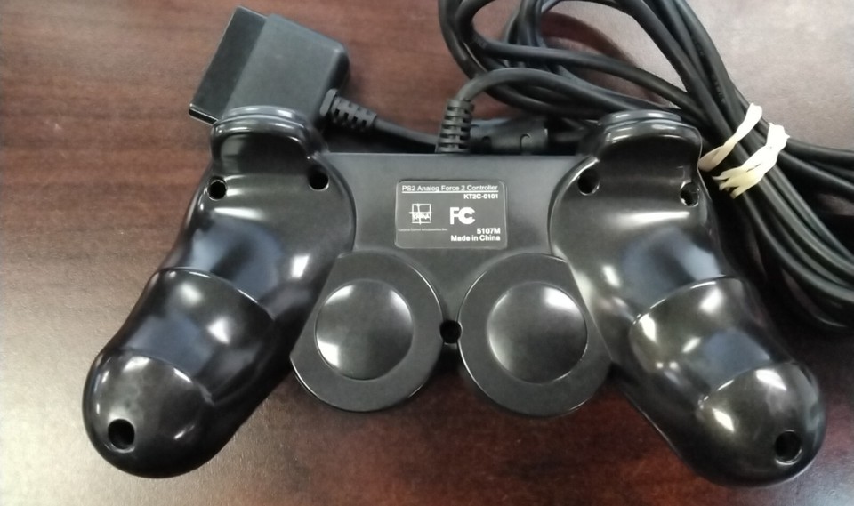 Katana Playstation 2 PS2 Analog Force 2 Controller Black | eBay