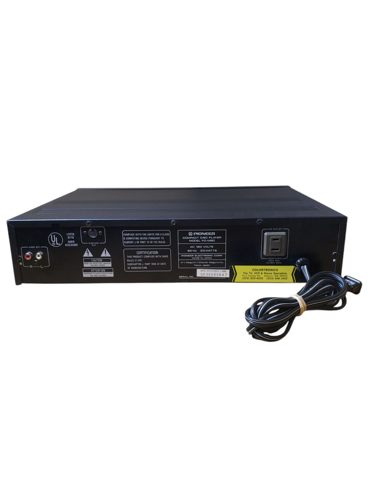 Pioneer PD-M60 6-disk CD Player/Changer in excellent working condition ...