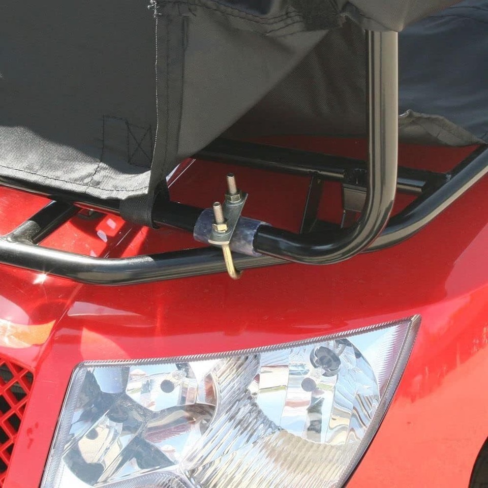 ATV Cab Enclosure Canopy 4 Wheeler Quad Cabin Cover | Polaris | Black ...