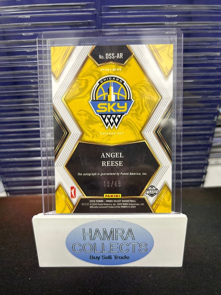 2024 select wnba angel reese draft selections rookie auto /49 | eBay