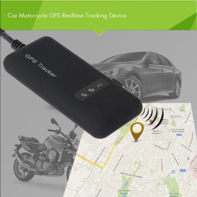 Black GT02A Car GPS Tracker GSM GPRS SMS Vehicle Tracking Device ...