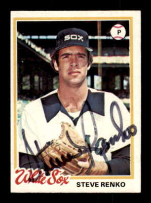 1978 Topps #493 Steve Renko AUTOGRAPHED!!! White Sox 235325 | eBay