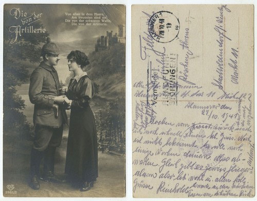 36323 - WW1 card, used as WW2 field postcard - Hanover 28.10.1941 | eBay