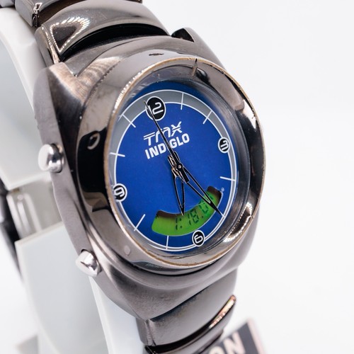 Timex Vintage TMX Smiley 2001 Analog Digital Indiglo Watch | eBay