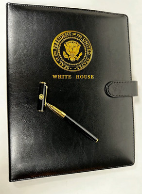 President Seal White House Notebook with Presidential Pen Set | eBay