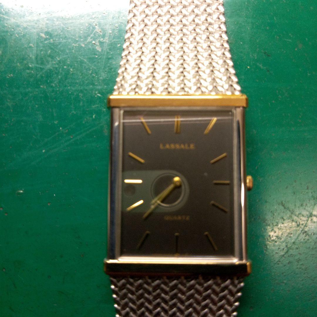 Seiko Lassale 5A54-5149 Vintage Rectangular St. Steel Silver Quartz ...