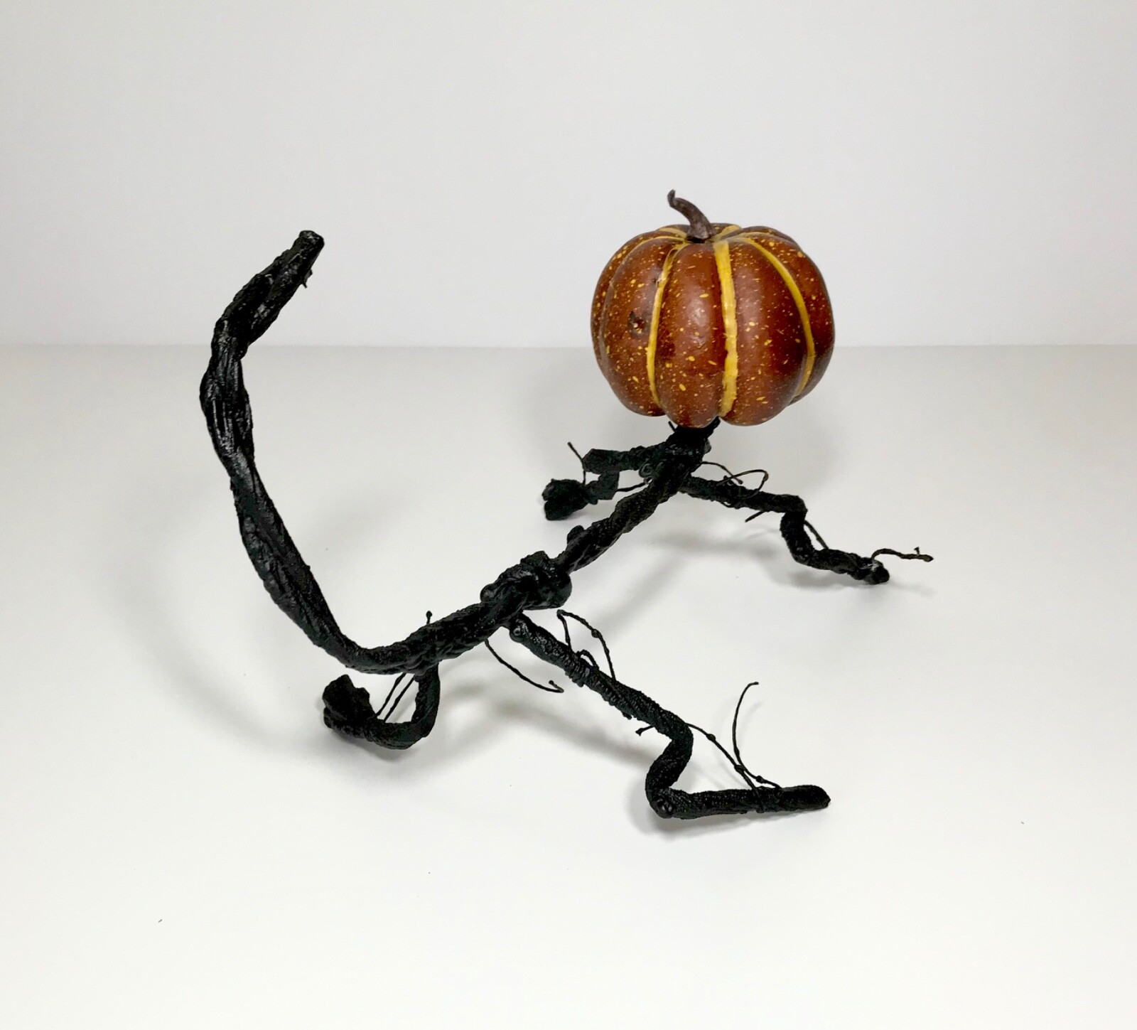 HALLOWEEN PARTY DECORATION PUMPKIN HEAD CREATURE VINE MONSTER CAT ...