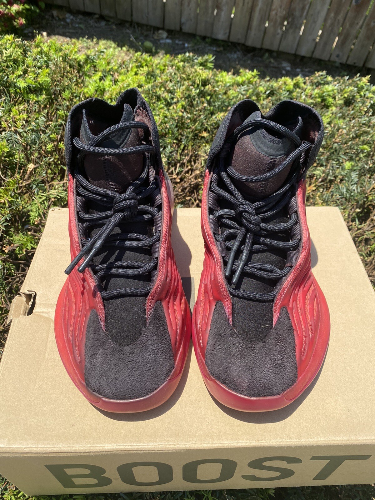 Adidas Yeezy Quantum Red October Custom QNTM BSKTBL Basketball FZ4362 ...