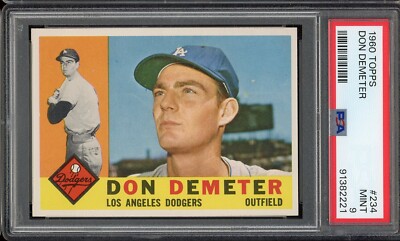1960 Topps Baseball #234 Don Demeter PSA 9 | eBay