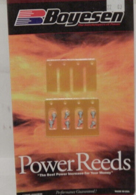 BOYESEN p/n 542 POWER REEDS TWO-STAGE FIBERGLASS REEDS Made in the USA ...