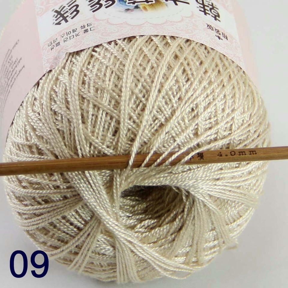 Thread No.8 Cotton Crochet Yarn Craft Tatting Hand Knit Embroidery ...