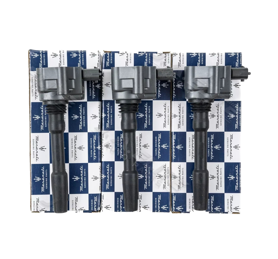 3pcs Genuine Ignition Coils Maserati Ghibli Levante Quattroporte 288233 ...