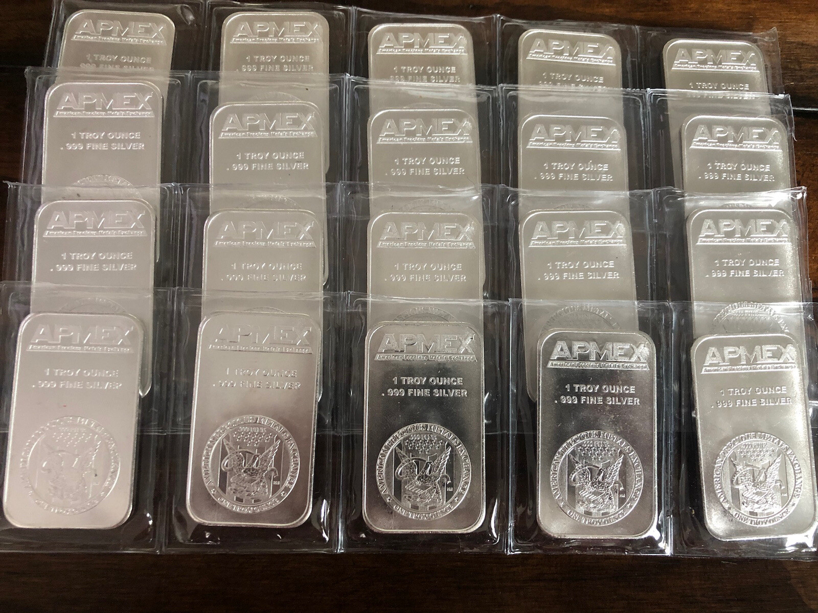 APMEX 1 OZ .999 Fine Silver Bar In Original Mint Seal -BEAUTIFUL SILVER ...