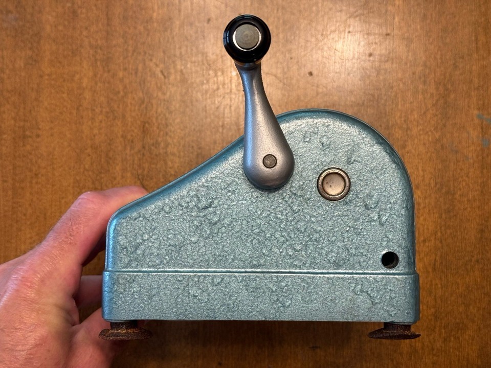 Bliss Model A Portable Strip Slitter Harry M Fraser Fabric Cutter For ...