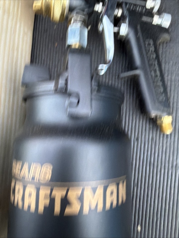 Very Rare Sears Craftsman USA Nos Air Paint Spray Gun Black Gold 15516 ...