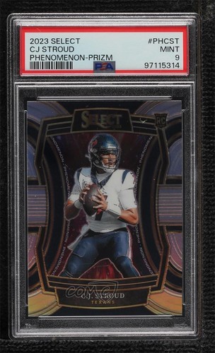 2023 Panini Select Phenomenon Silver Prizm CJ Stroud PSA 9 MINT Rookie ...