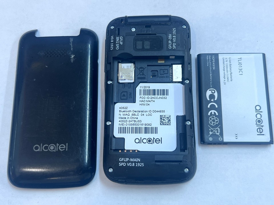 UNLOCKED T-MOBILE Alcatel GO FLIP 3 4052Z 4G LTE Smart Phone / Tello ...