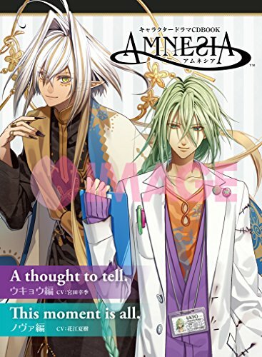 Amnesia : Personnage Drama CD Livre " Ukyo & Nova " | eBay