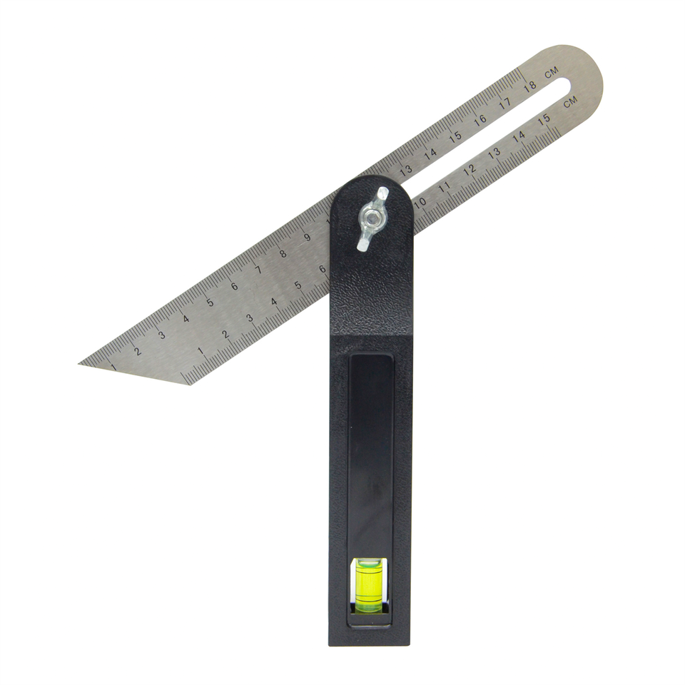 Adjustable Bevel Level Sliding Carpenter's Gauge Angle Finder Wood ...