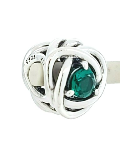 New 100% Authentic PANDORA 925 Ale May Green Eternity Circle Charm ...