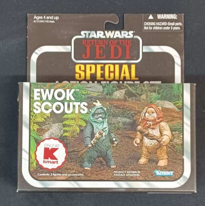 Hasbro Star Wars Endor Ewok Scouts Set Wunka Warrick The Vintage ...