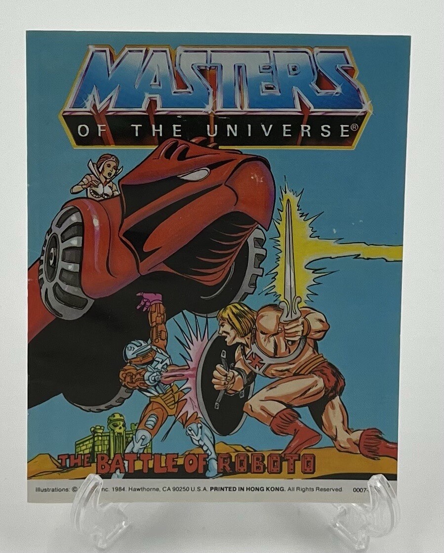 Vtg 1984 MOTU Masters of The Universe He-Man Mini Comic - The Battle of ...