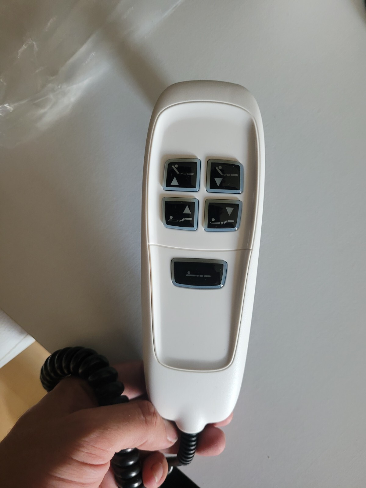 Adjustable electric middletons bed handset okin remote control 5 button ...