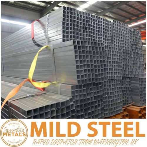 Speciality Metals Box Steel Section 25mm x 25mm x 2mm ERW 100mm to 2M ...