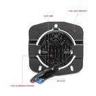 Chrome Housing Full LED Front Bumper Projector Fog Light for 11-24 ...