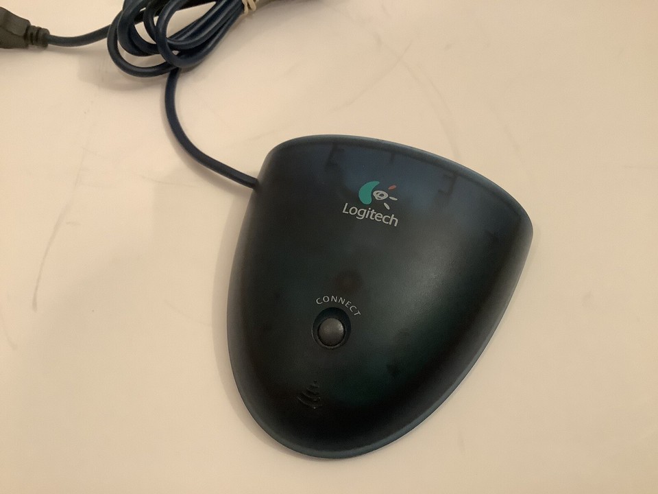 LOGITECH CORDLESS MOUSEMAN OPTICAL WIRELESS MOUSE M-RM63 WITH USB ...
