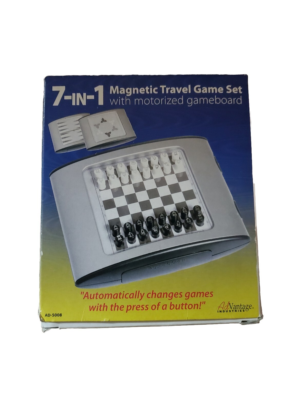 VINTAGE 80S MAGNETIC 7 IN 1 MULTI-GAME TRAVEL SET COMPLETE /MOTORIZED ...