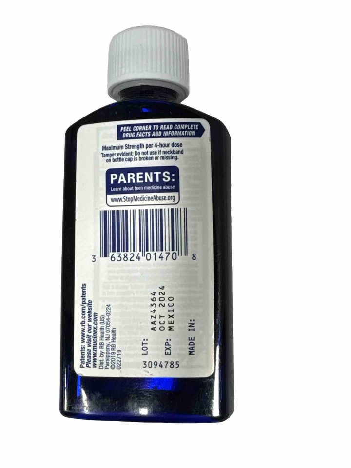 Mucinex Nightshift Cold & Flu Treatment - 6 oz **(Missing Dosage Cap ...