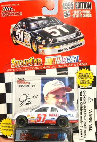 Racing Champions 1995 Jason Keller Stock Car in pack Stand and ...